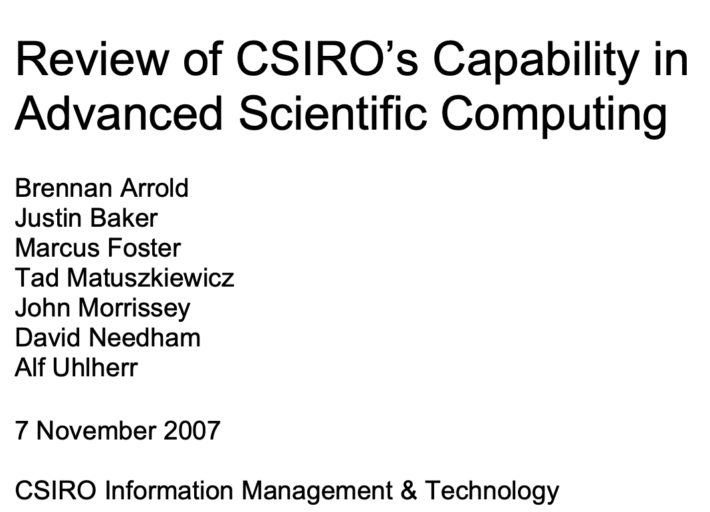 CSIRO Computing History, Chapter 8 – CSIROpedia